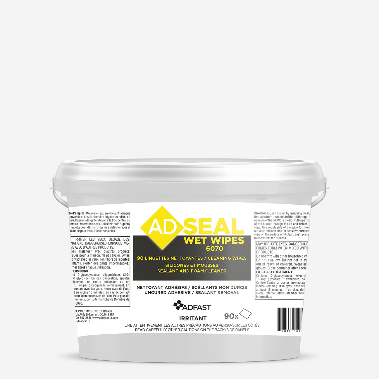 ADSEAL ADSEAL WET WIPES – Groupe Norevco